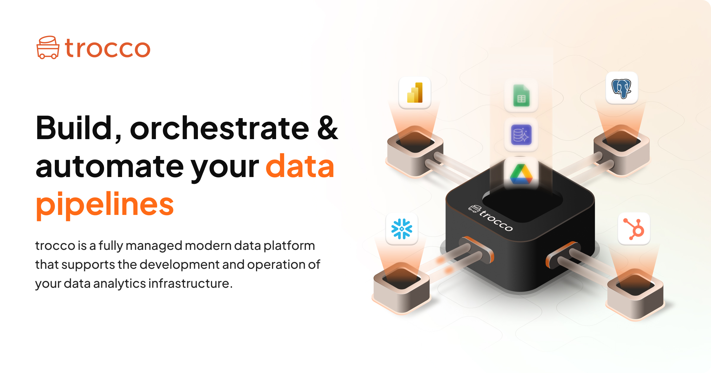 trocco | A No-code ETL - Reverse ETL, Data Integration & Data Orchestration Platform